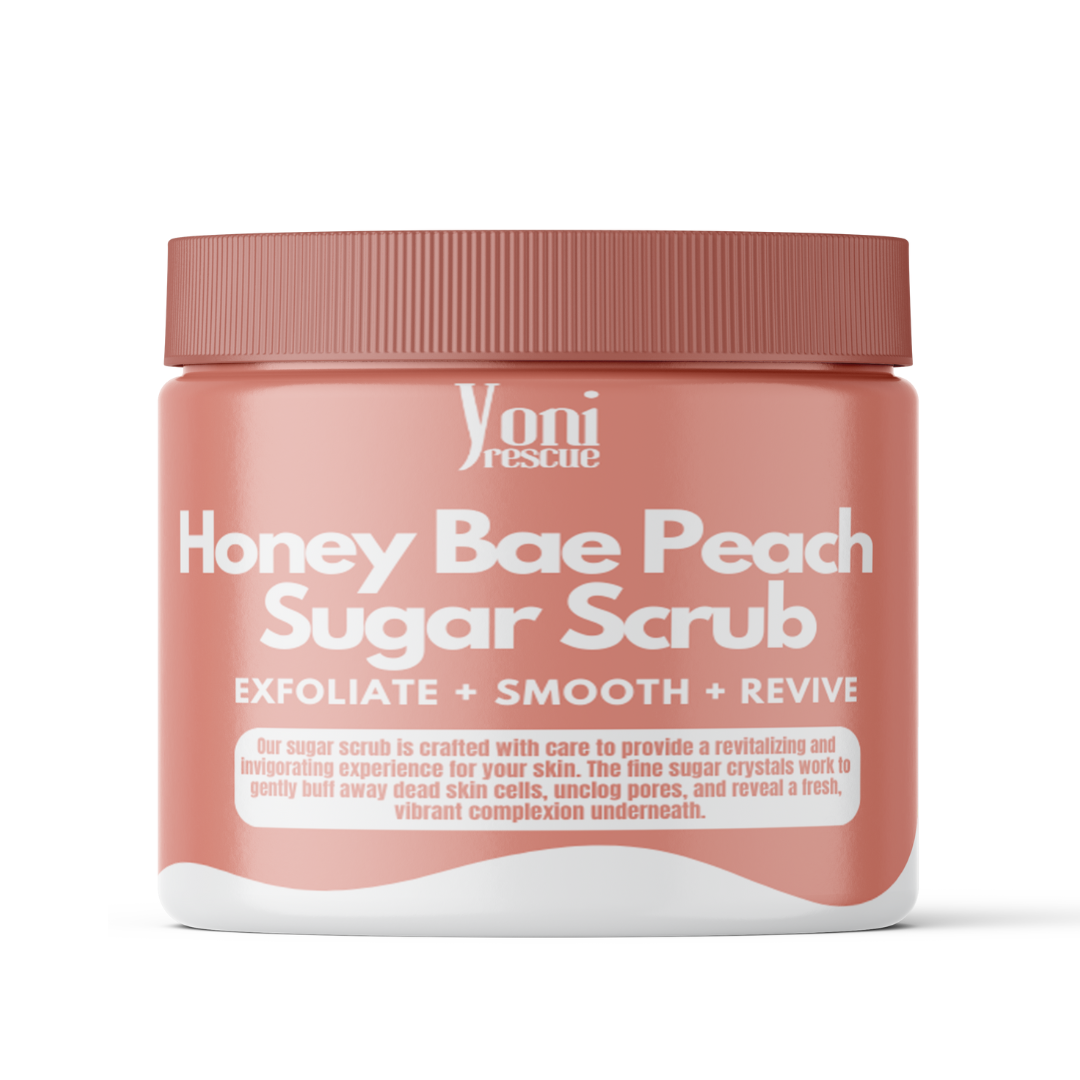 Honey Bae Peach - Sugar Scrub – Yoni Rescue