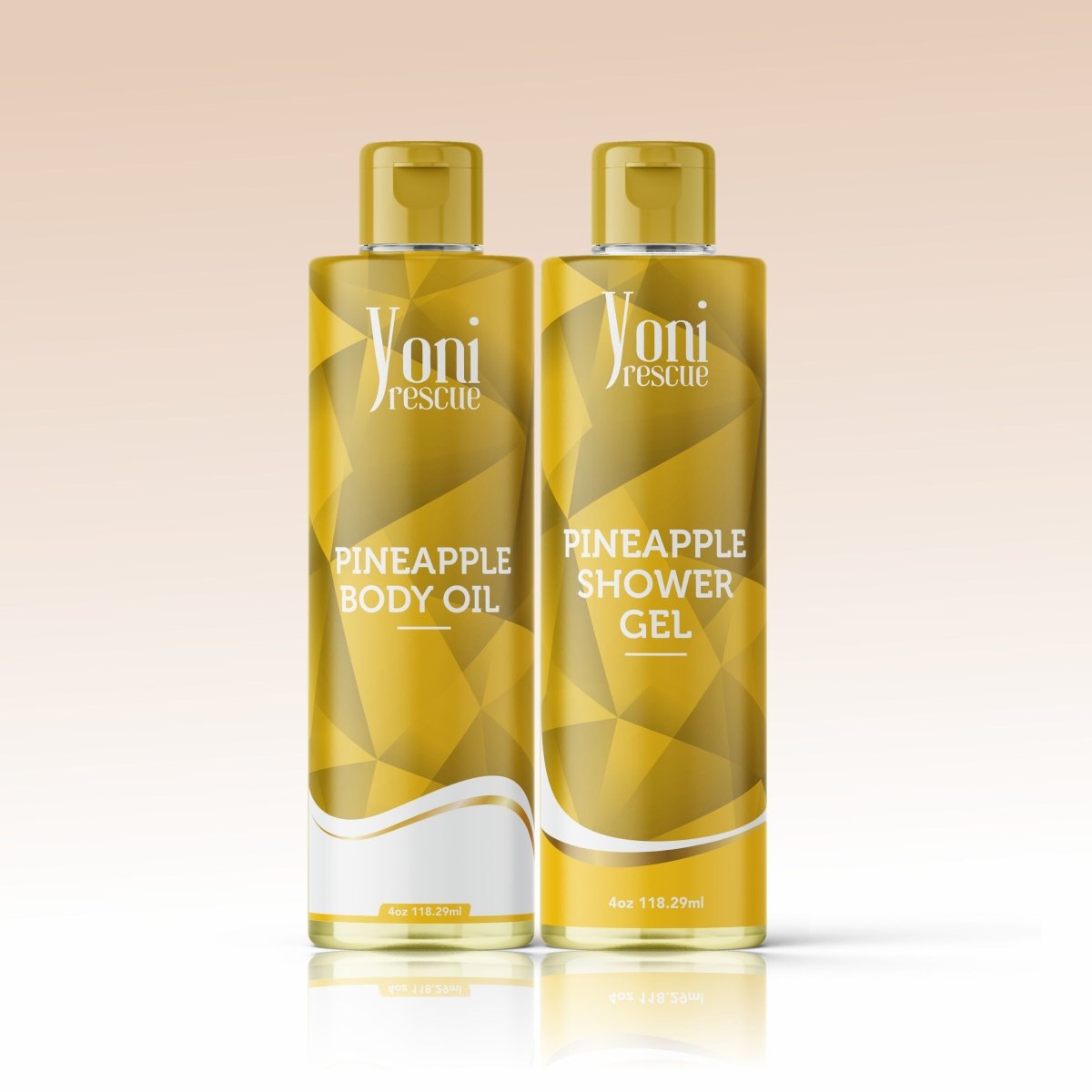 Pineapple Twin Pack - Shower Gel + Body Oil Bundle - Yoni Rescue